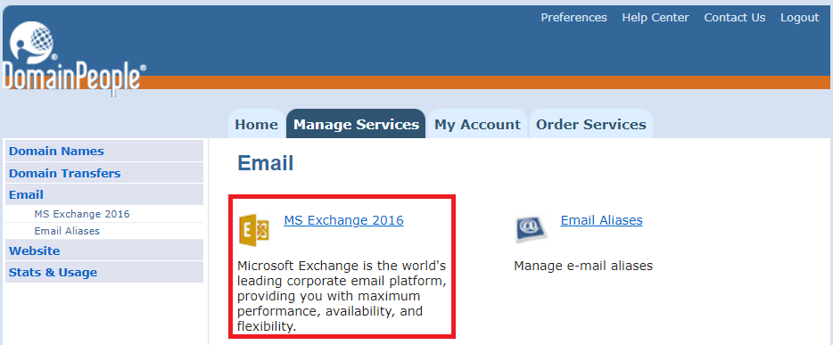 How Do I Create New Mailboxes On Exchange Accounts? – DomainPeople Help ...